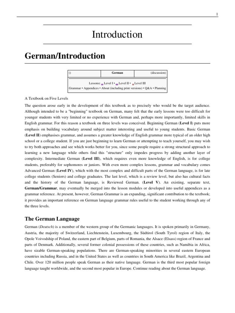 Chapter1 Basics A1 Level | PDF | German Language | English Language