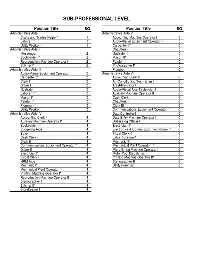 DBM Compensation and Position Classification | PDF | Machines | Audit