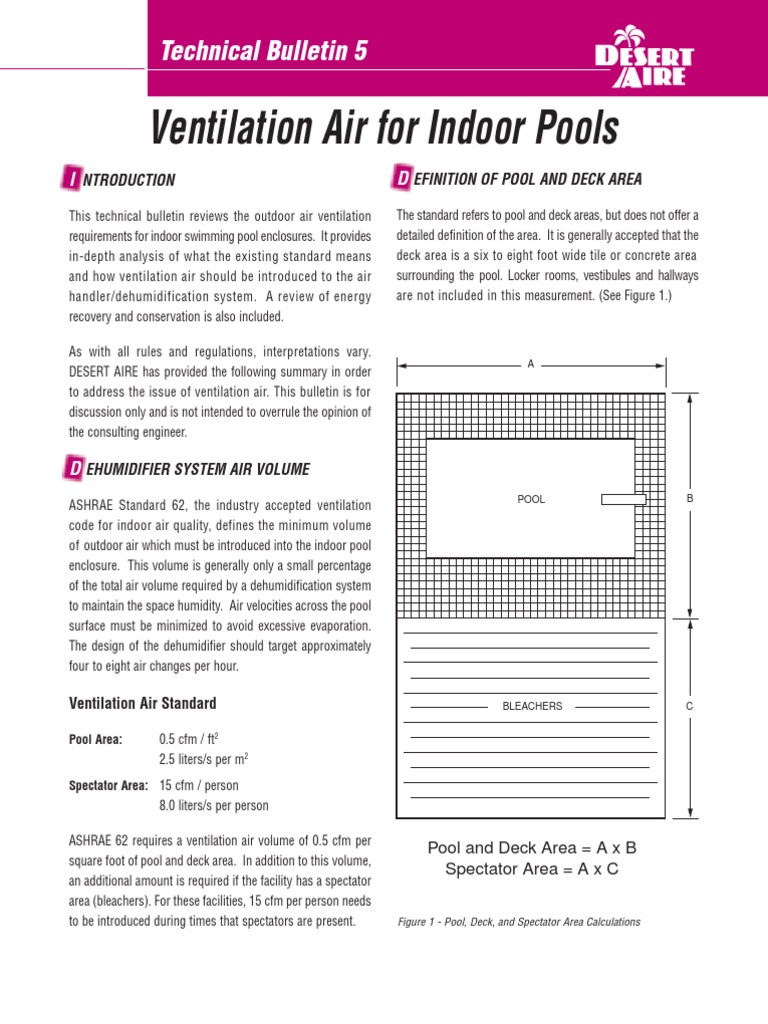 Indoor Pool Ventilation Design Guide | PDF | Science & Mathematics ...