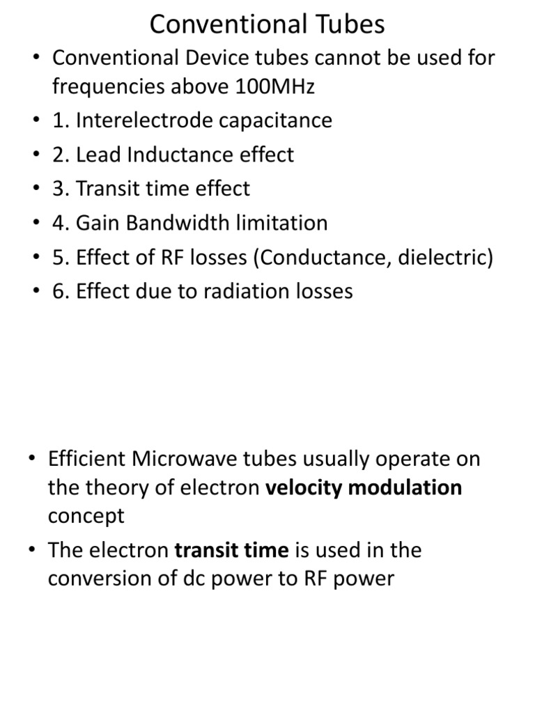 Reflex Klystron | PDF | Vacuum Tube | Electromagnetism