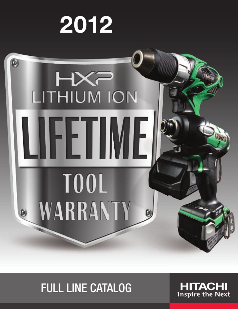 Hitachi-12 Complete E Catalog | PDF | Drill | Battery (Electricity)
