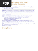 Mousetrap Car Physics Project Guide | PDF | Force | Newton's Laws Of Motion