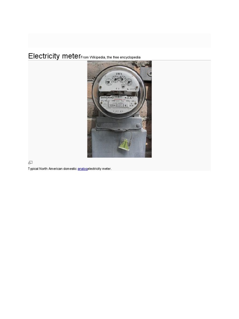 Energy Meter Using at Domestic Purpose | PDF | Kilowatt Hour | Watt