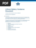 Lithium Labels UN3091 | PDF | Rechargeable Battery | Physical Sciences