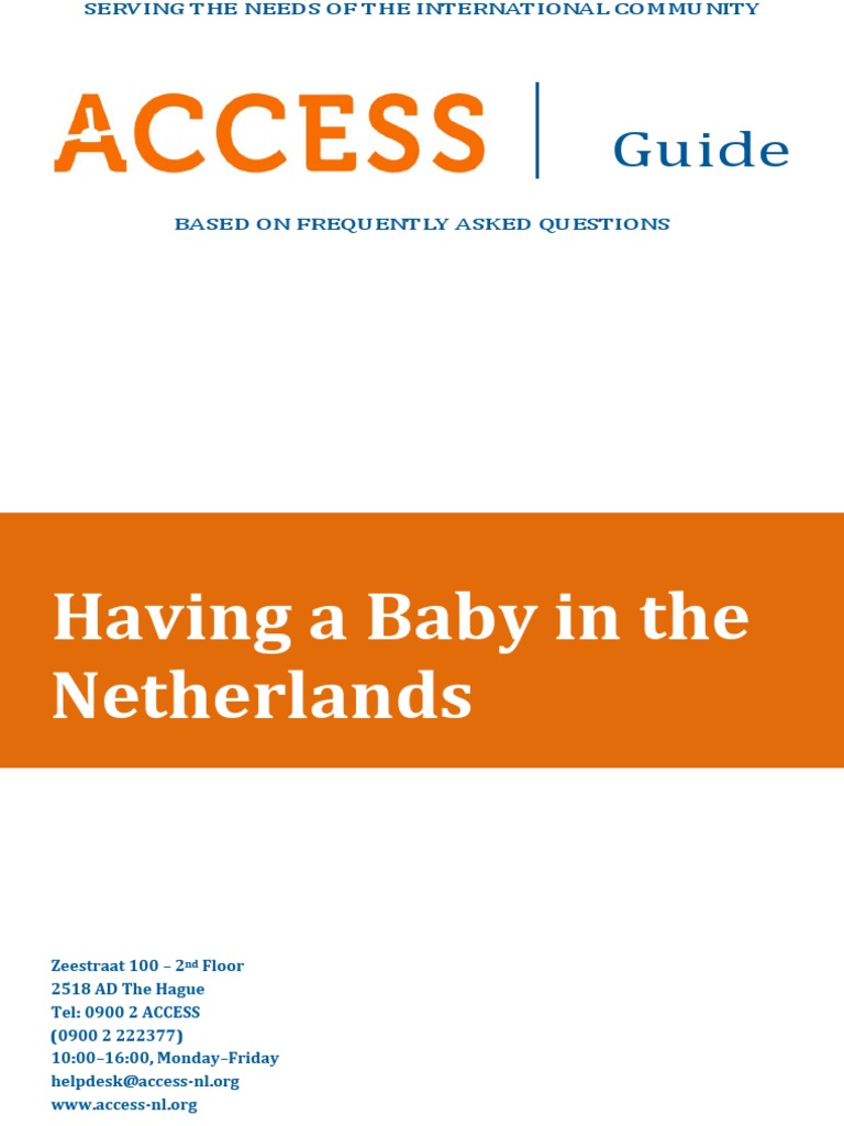 Guide Having A Baby in The Netherlands | PDF | Midwife | Parental Leave
