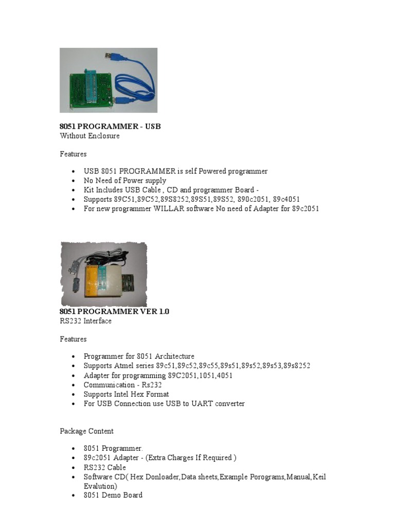 8051 Programmer | PDF