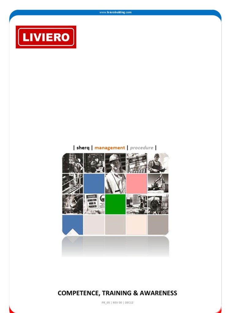 PR - 05 Competence, Training & Awareness Procedure | PDF | Competence ...