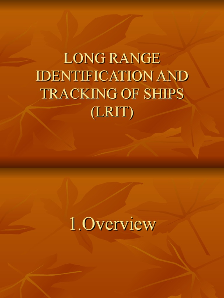 Long Range Identification and Tracking of Ships ( | PDF ...
