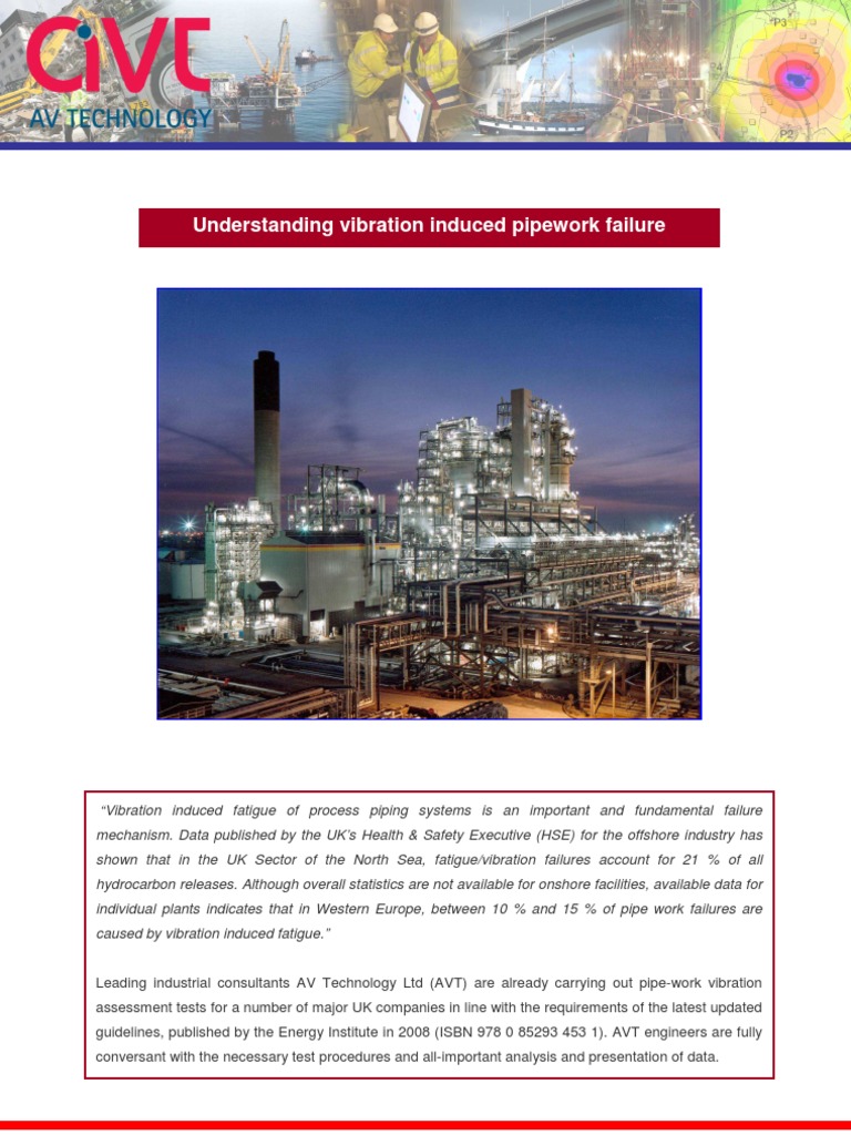 Vibration Induced Pipework Failure PDF | PDF | Finite Element Method ...