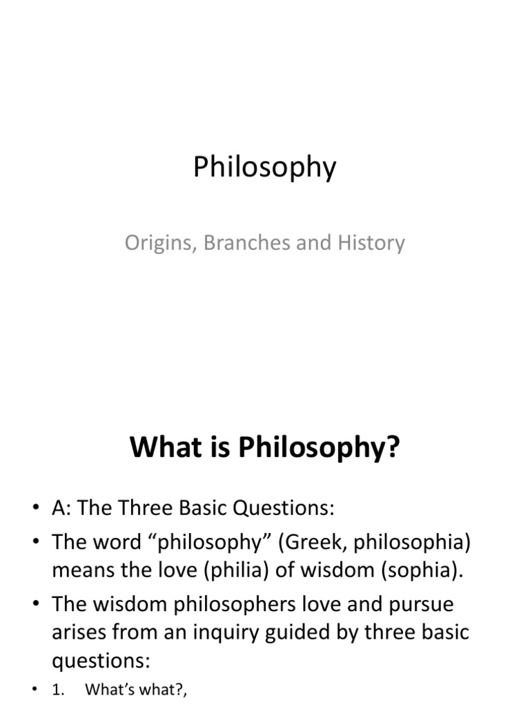 Branches of Philosophy | PDF | Epistemology | Objectivity (Philosophy)