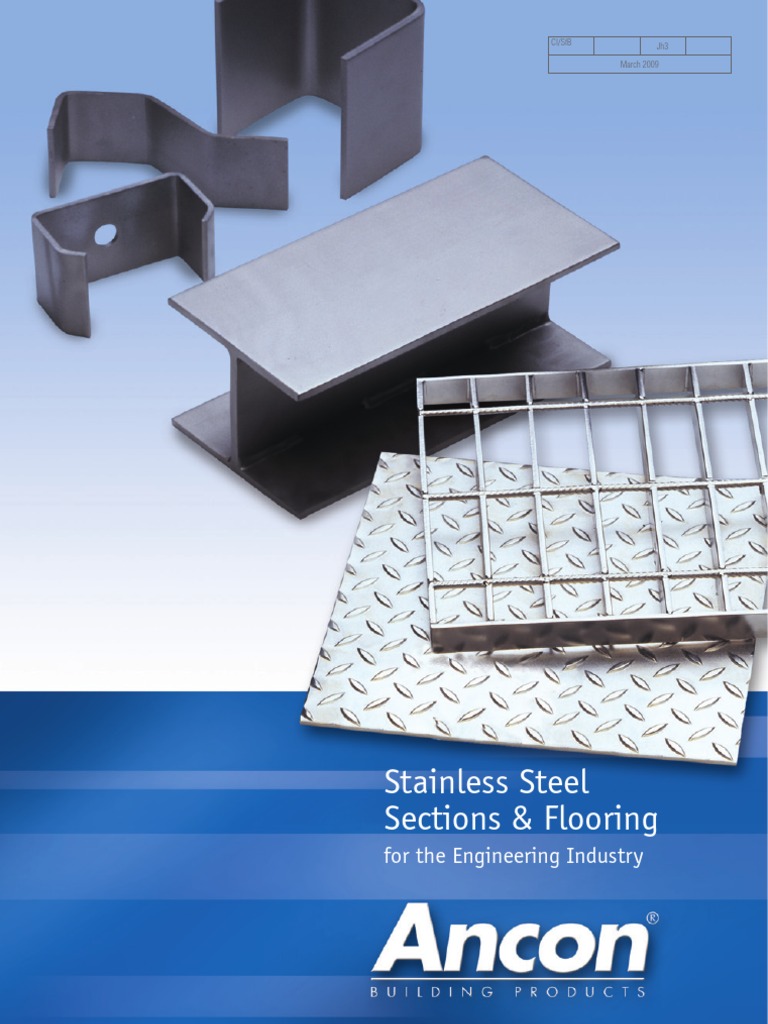 Ancon - Stainless Steel Sections | PDF | Stainless Steel | Rolling ...