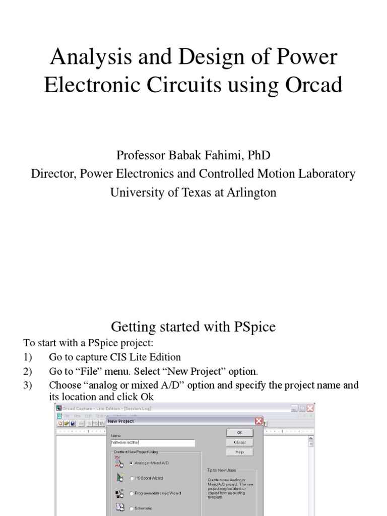 Labmanual ORCAD | PDF | Rectifier | Electrical Network