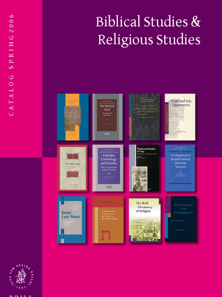 Brill | PDF | Bible | Religious Studies