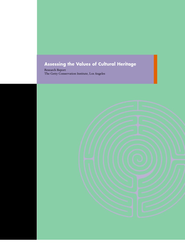 Assessing Values | PDF | Cultural Heritage | Value (Ethics)