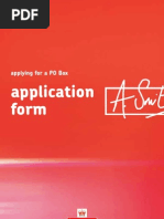 Po Box Application Form Online Access PDF | PDF | Mail | Indemnity