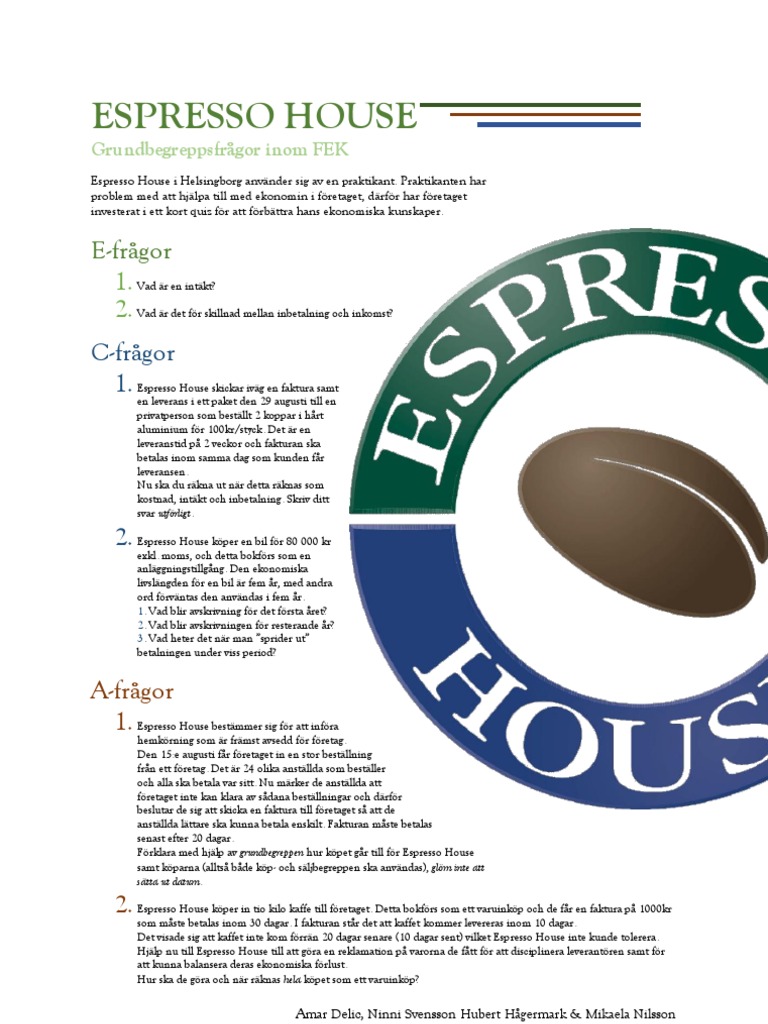 Espresso House | PDF