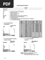 Electrical Load Calculation Worksheet | PDF | Home Appliance | Hvac