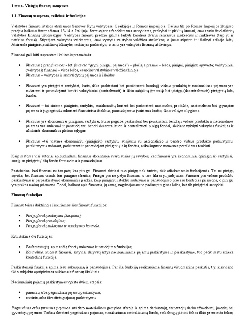 Finansu Teise Geras | PDF