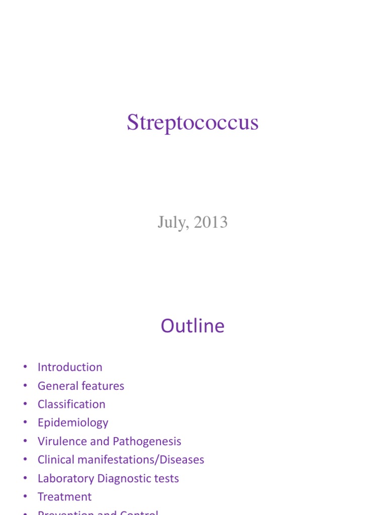 Streptococci | Streptococcus | Infection
