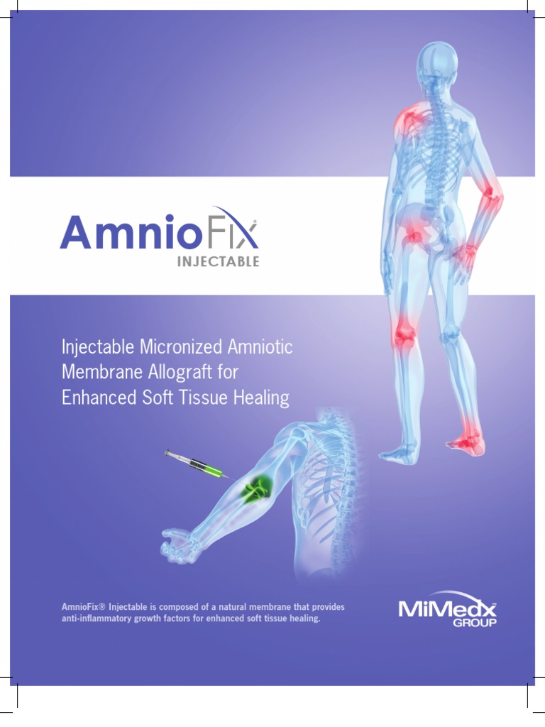 Amniofix Injectable Brochure | PDF | Cell Biology | Health Sciences
