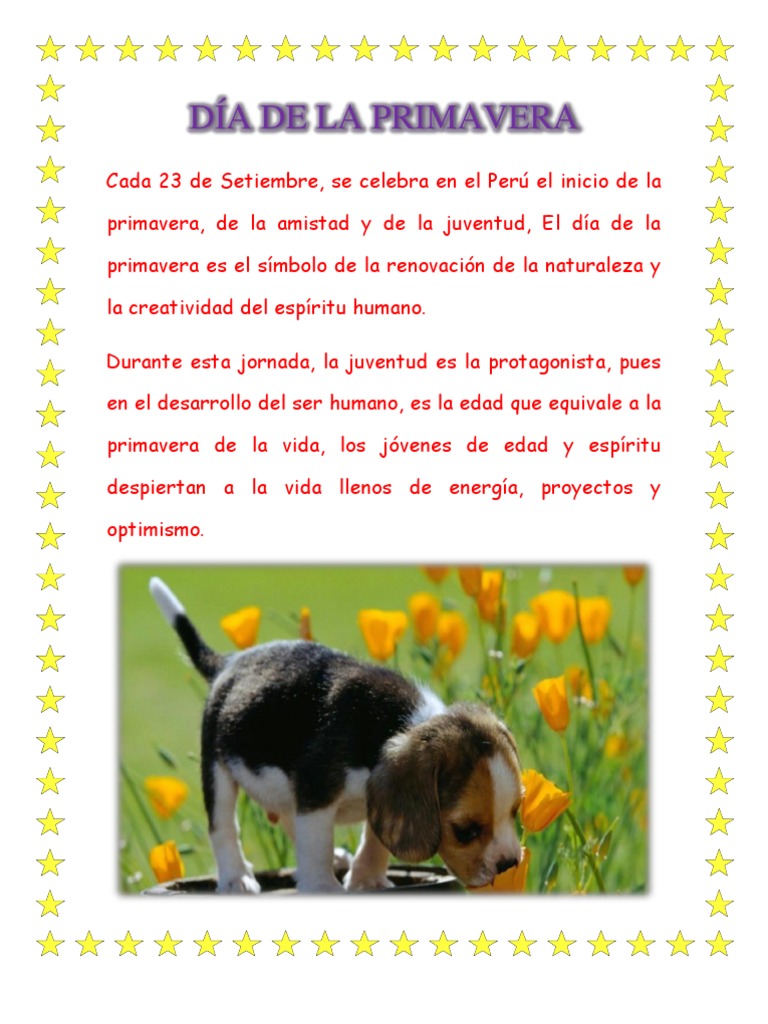 Día de La Primavera | PDF