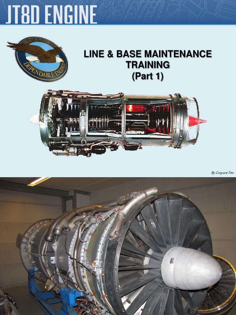 Jt8 Engine 1 | PDF | Turbine | Mechanical Fan