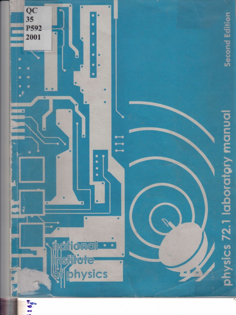 Physics72.1 Laboratory Manual | PDF | Electromagnetic Induction ...