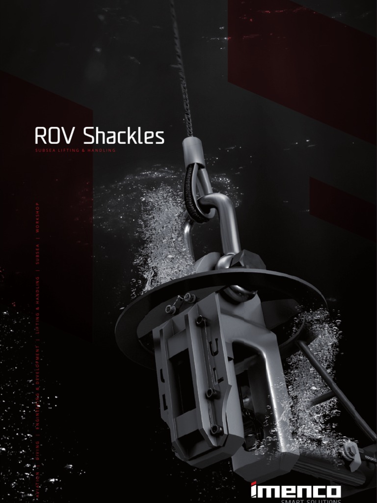 ROV Shackles for Subsea Lifting | PDF | Subsea (Technology) | Science