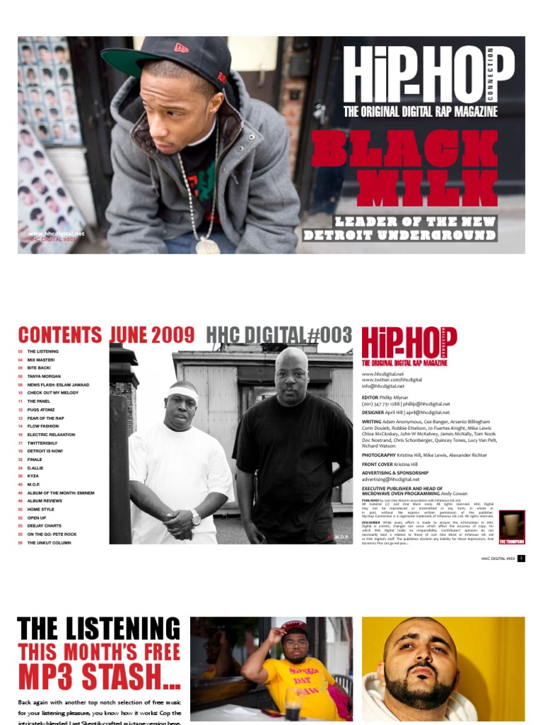 HipHop Connection Digital Issue 003 | PDF | Hip Hop Music | Rapping