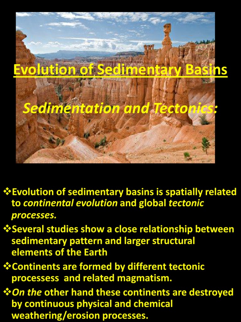 Evolution of Sedimentary Basins | Sedimentary Rock | Sedimentary Basin ...