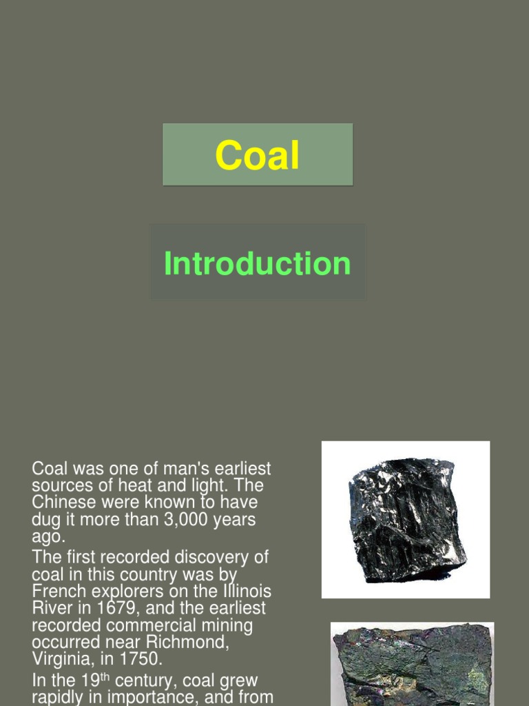 Coal Types And Ranks