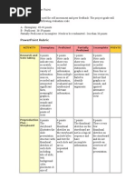 Tri-Fold Brochure Rubric | PDF | Graphics
