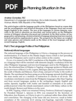 The Intellectualization of Filipino | PDF | Tagalog Language | Philippines
