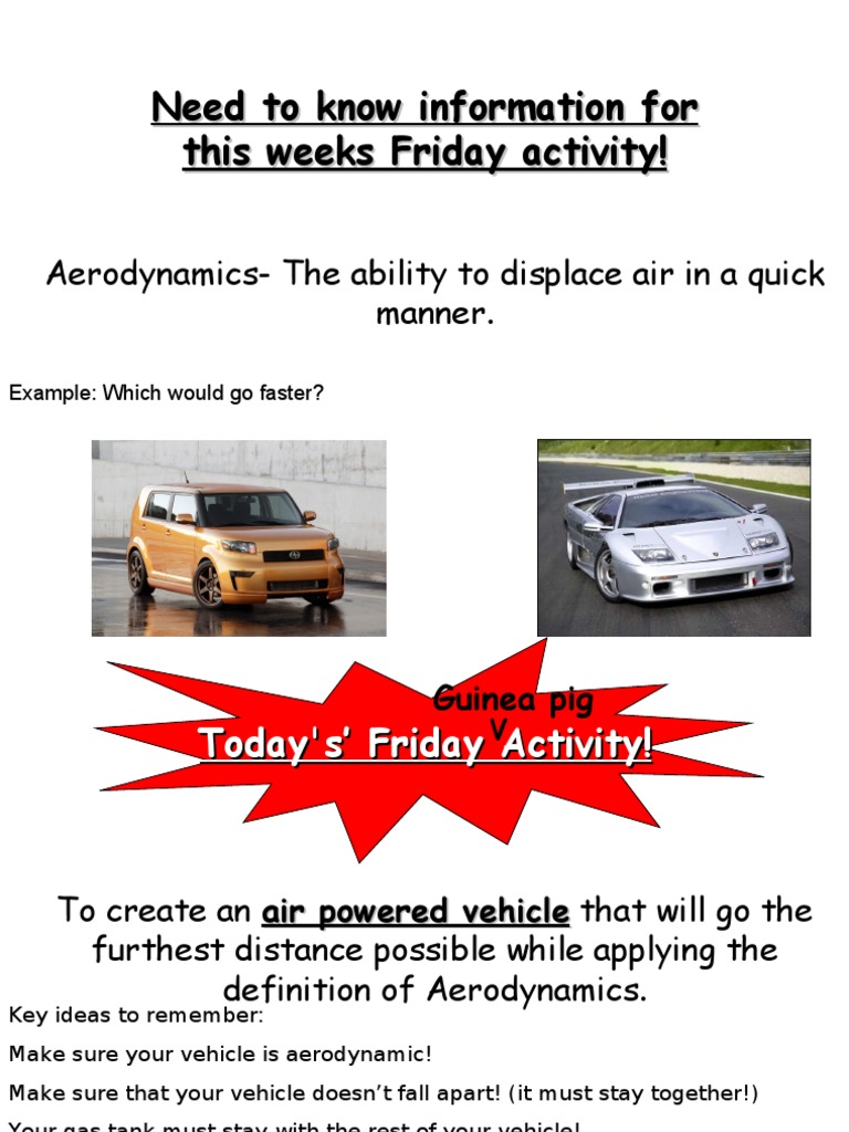 Air-Powered Vehicle Activity Guide | PDF