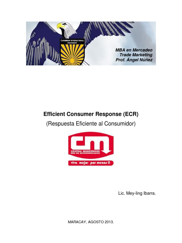 Efficient Consumer Response | PDF | Marketing | Negocios económicos