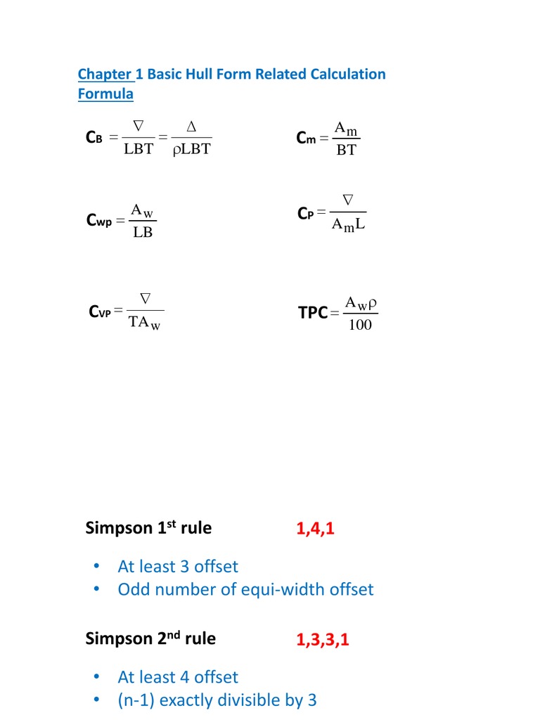 Formula Stability | Hull (Watercraft) | Ships | Free 30-day Trial | Scribd