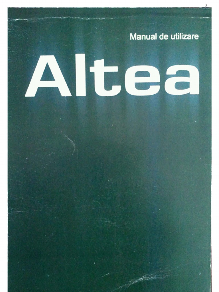 Manual Altea | PDF