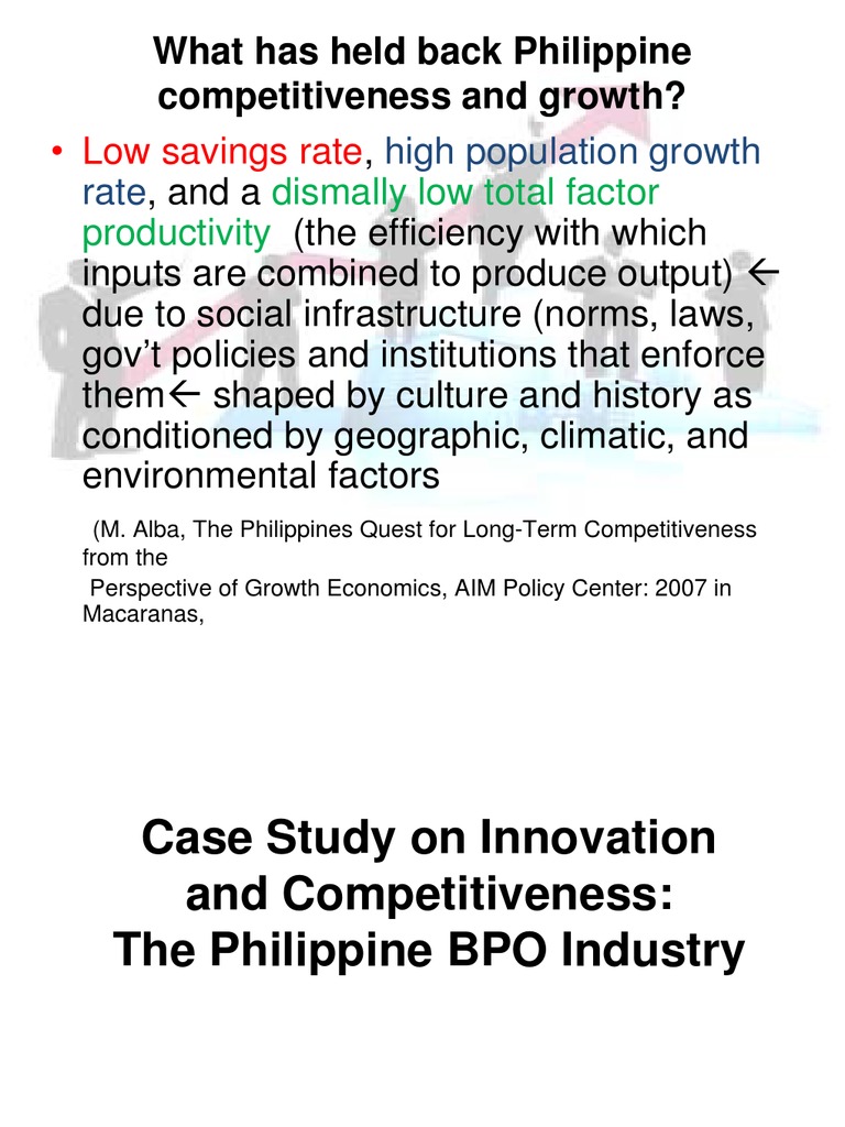 2nd FGD On Competitiveness and Innovation - BPO Innoovation Analysis ...