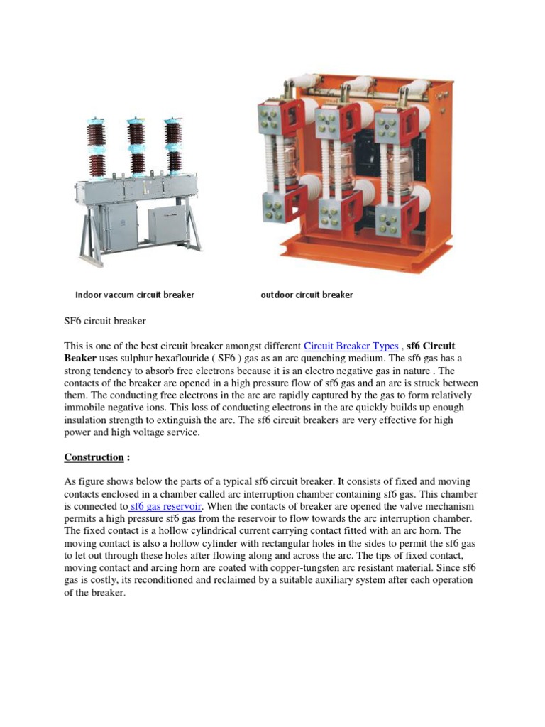 Indoor Vaccum Circuit Breaker Upload | Electric Arc | High Voltage