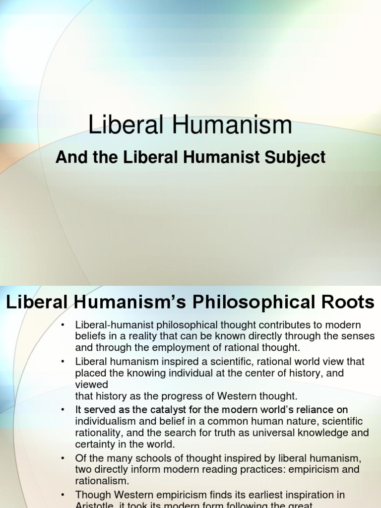 Humanism | Rationalism | Empiricism