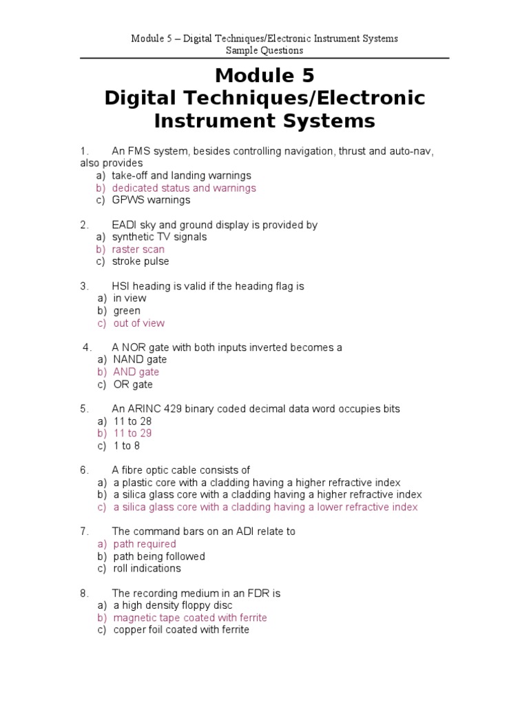 Module 5 | Download Free PDF | Amplifier | Inertial Navigation System