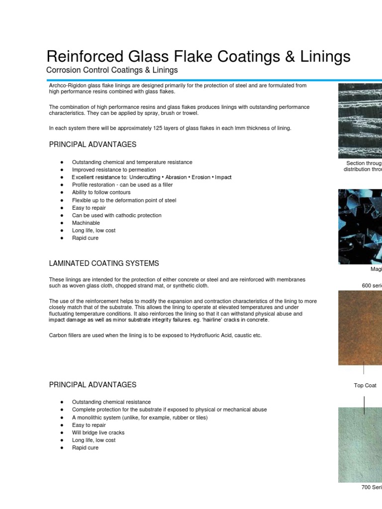 Reinforced Glass Flake Coatings | PDF