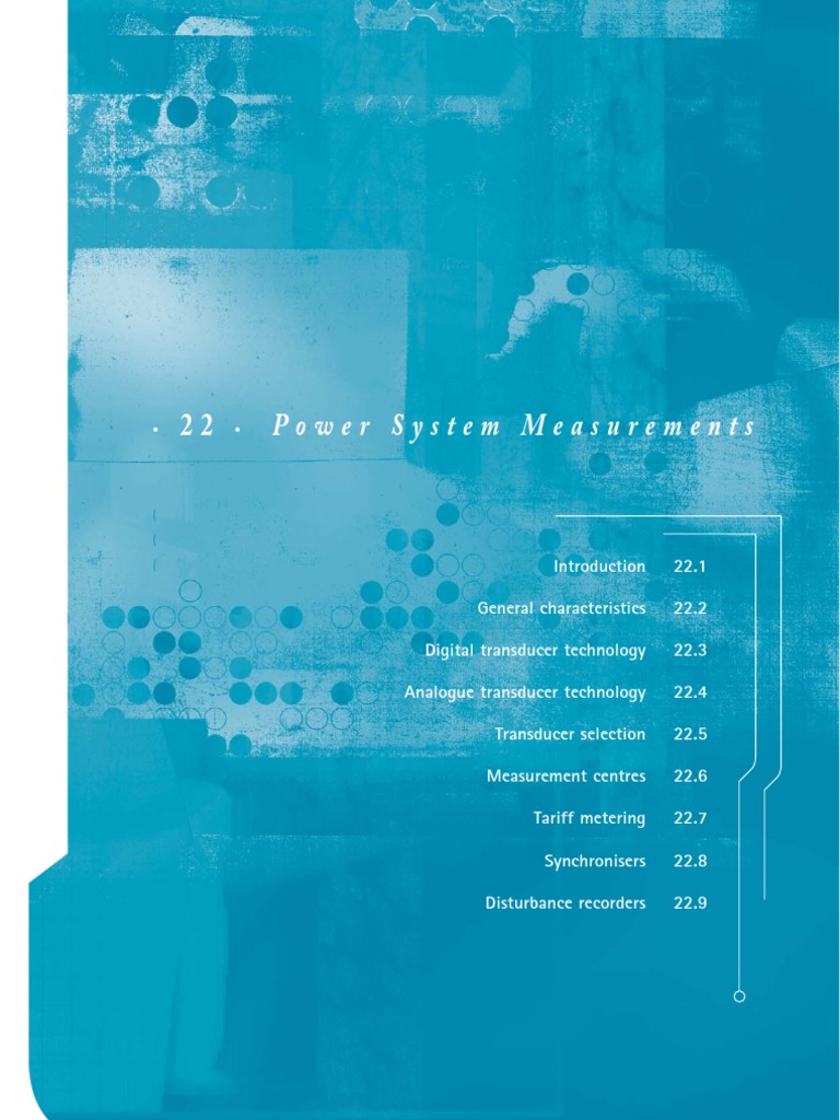 Power System Measurements | PDF | Electric Power System | Root Mean Square