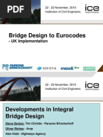 Semi-Integral-Abutment Design Example (USA Unit) | PDF | Bending | Bridge