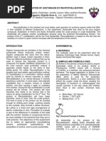 Acetanilide - Solubility | PDF