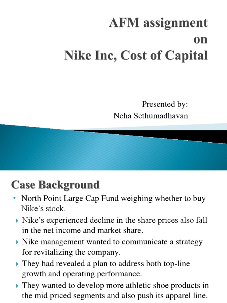 AFM Assignment | PDF | Cost Of Capital | Capital Asset Pricing Model