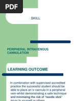 IV Cannulation SOP for Healthcare Staff | PDF | Intravenous Therapy ...