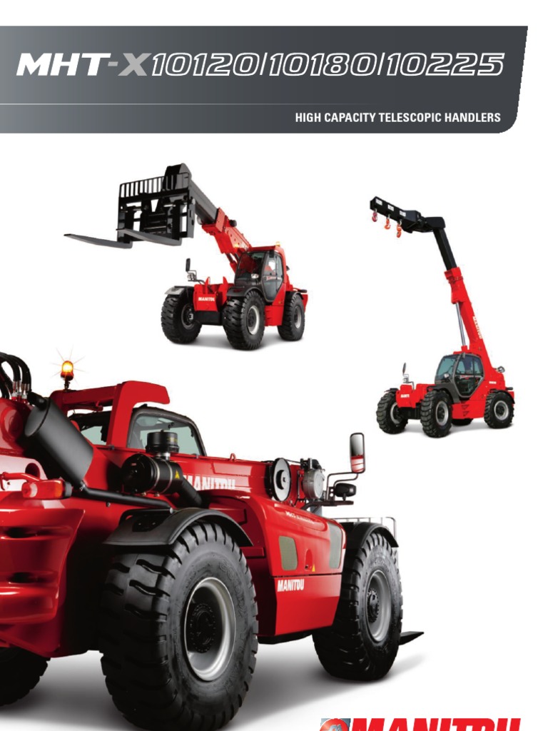 Manitou MHT-X 10120 10180 10225 (EN) | PDF | Crane (Machine ...