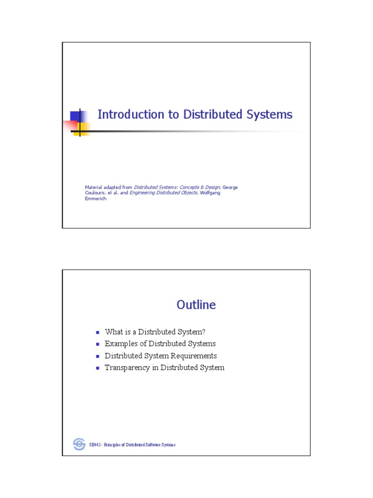 Introduction To Distributed Systems | Download Free PDF | Distributed ...