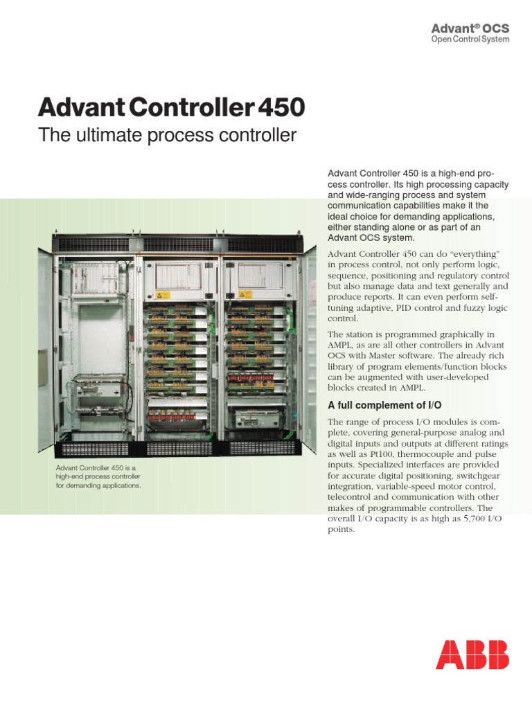 3bse004512r501 - en Advant Controller 450 Version 2.3 1 Brochure PDF ...